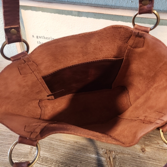 Portland Leather | Bags | Portland Leather Market Tote In Color Lava ...